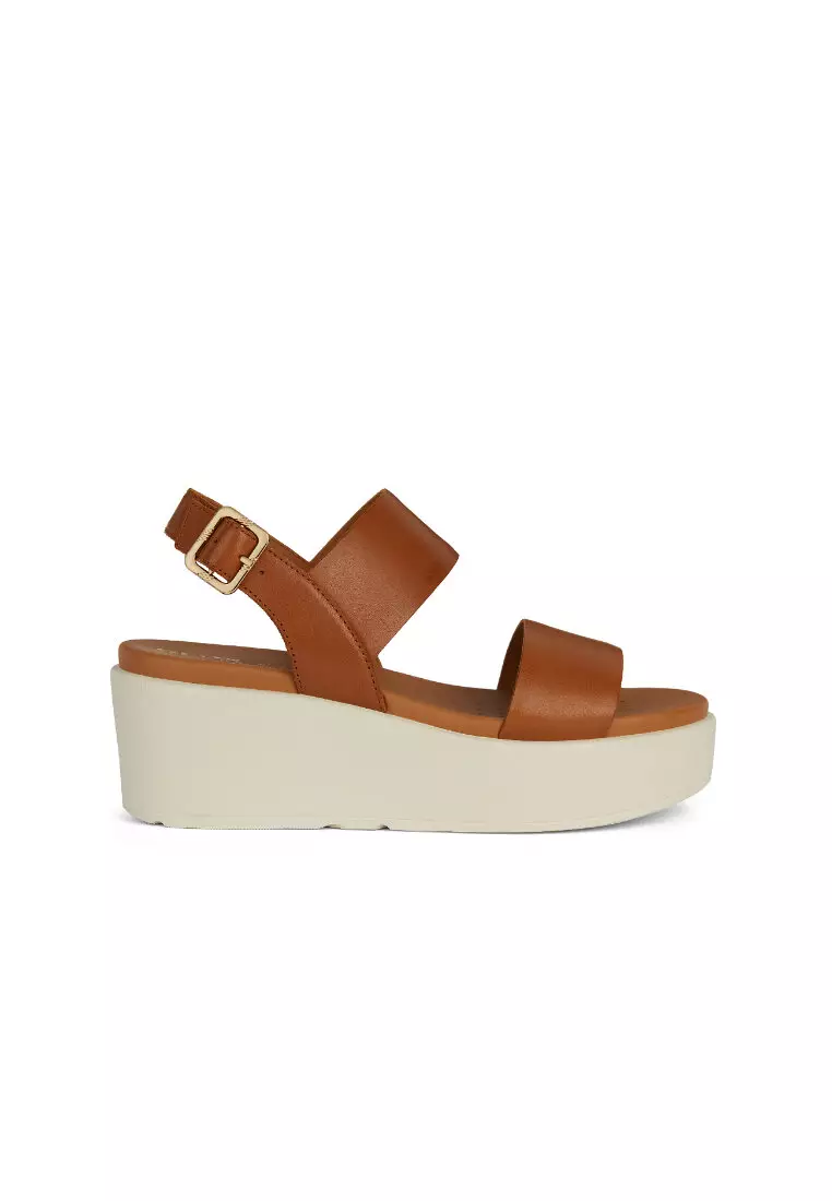 Buy Geox GEOX Ladies Xand 2.2S Platform Sandals - Brown D45M1A-00043 ...