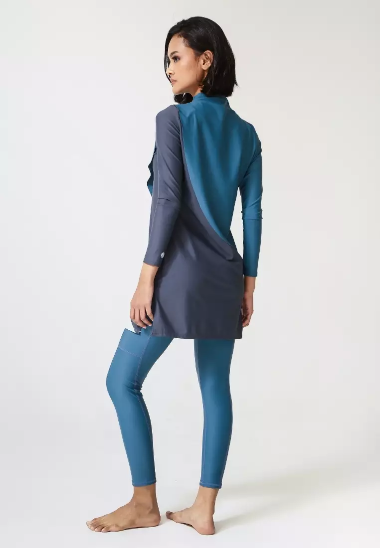 Buy LANUUK LANUUK Cape Modest Swim Dress – Wave 2026 Online | ZALORA