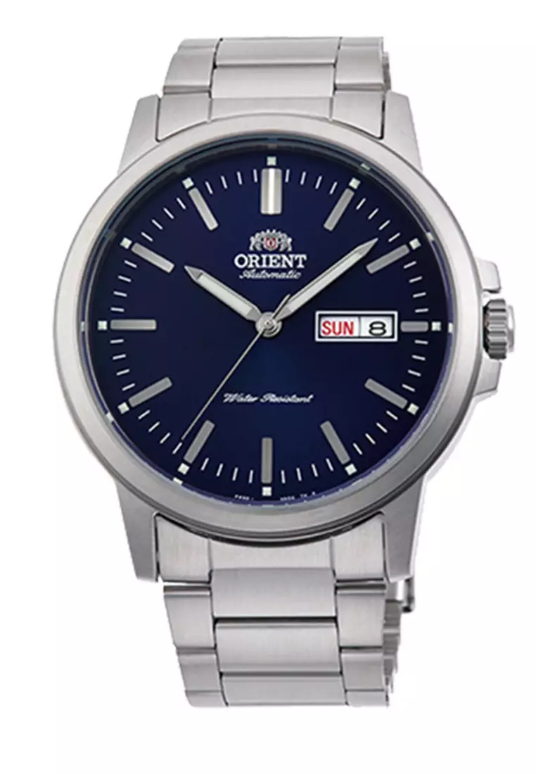 Jual Orient Orient Commuter RA- AA0C02L Automatic 41.9mm Day Date Blue ...