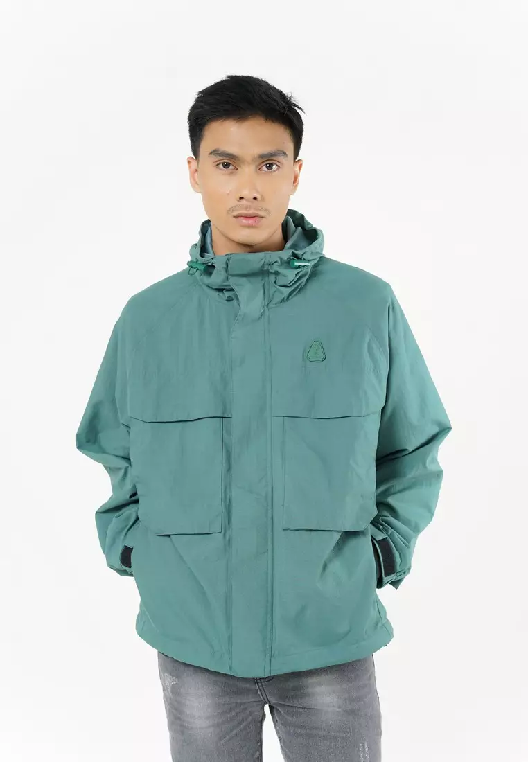Jual GREENLIGHT Greenlight Men's Windbreaker Jacket Regular Fit Crinkle ...