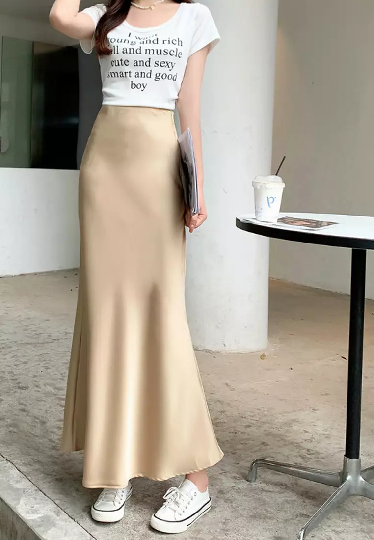 Buy Twenty Eight Shoes Draped Satin Fishtail Skirt‌ AF9902 2025 Online ...