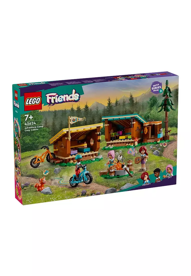 Buy LEGO® Friends 42624 Adventure Camp Cozy Cabins, Age 7+, Building ...