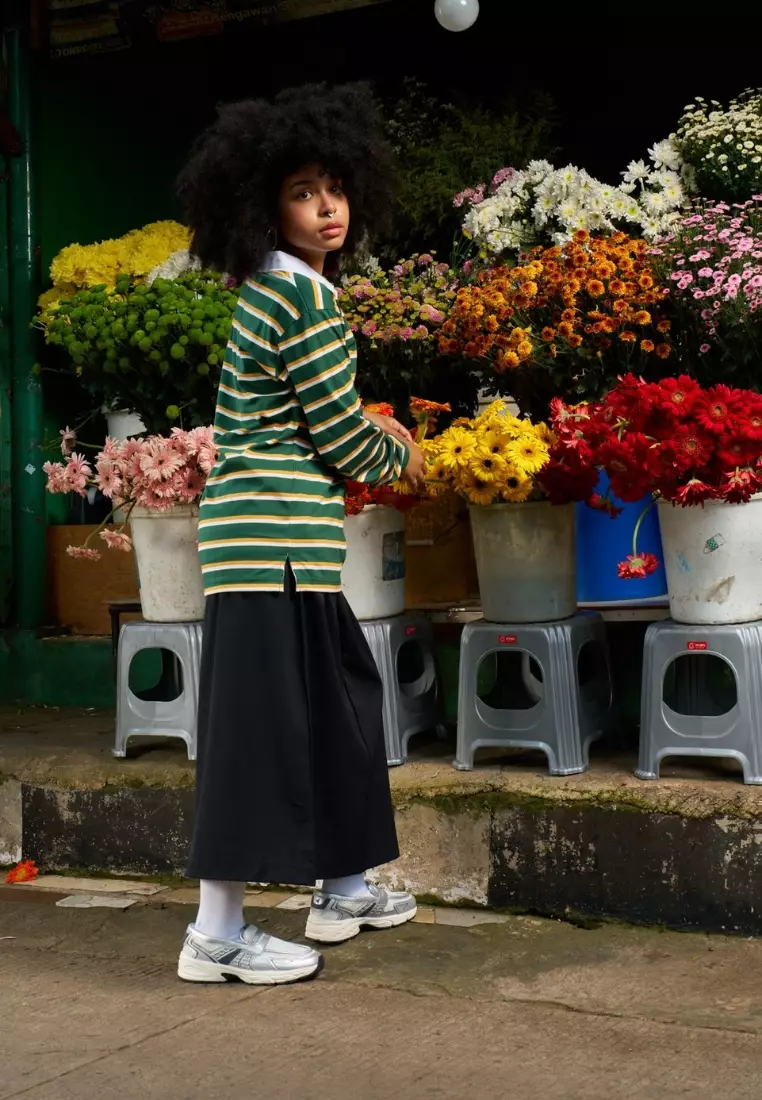 Jual Brodo BRODO - Sneakers Ace Neptune Loafers Silver Grey OWS ...