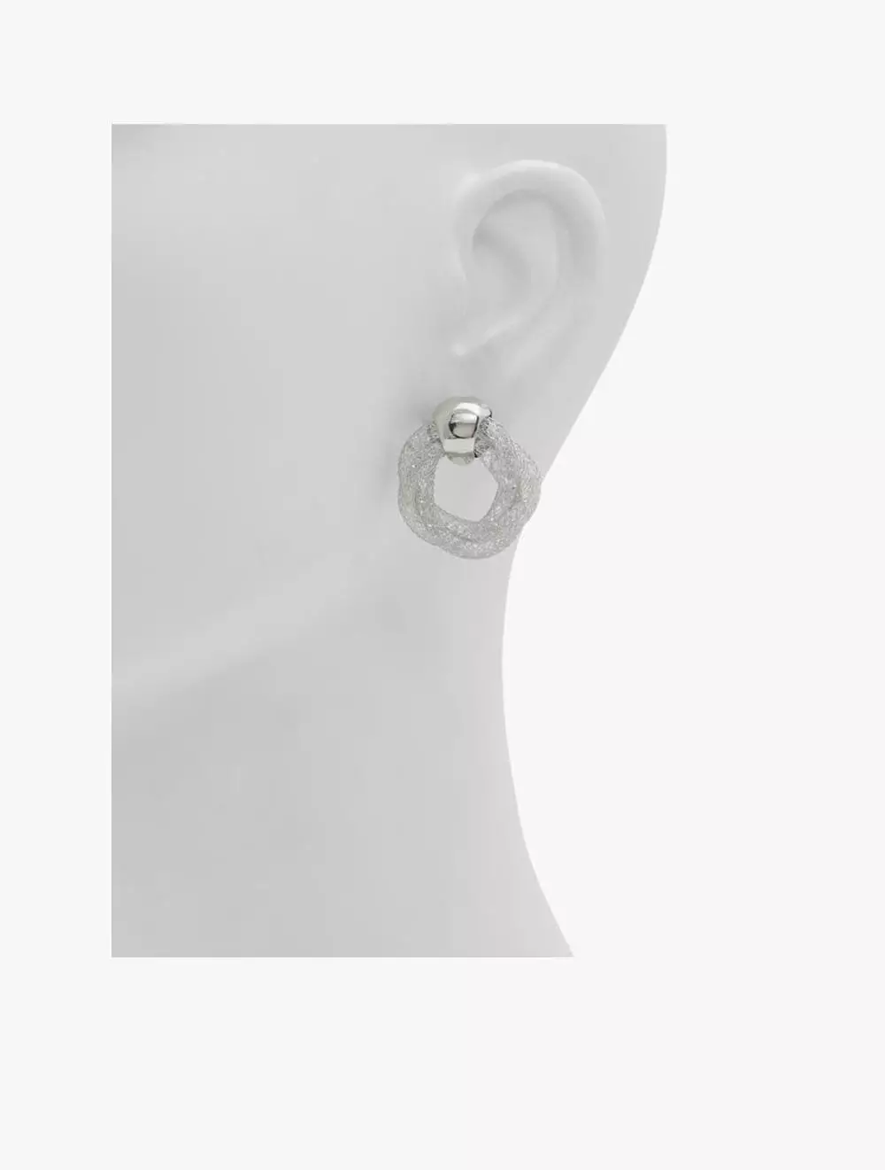 Jual ALDO ALDO Varbako Women's Earrings - Silver/Clear Multi Original ...