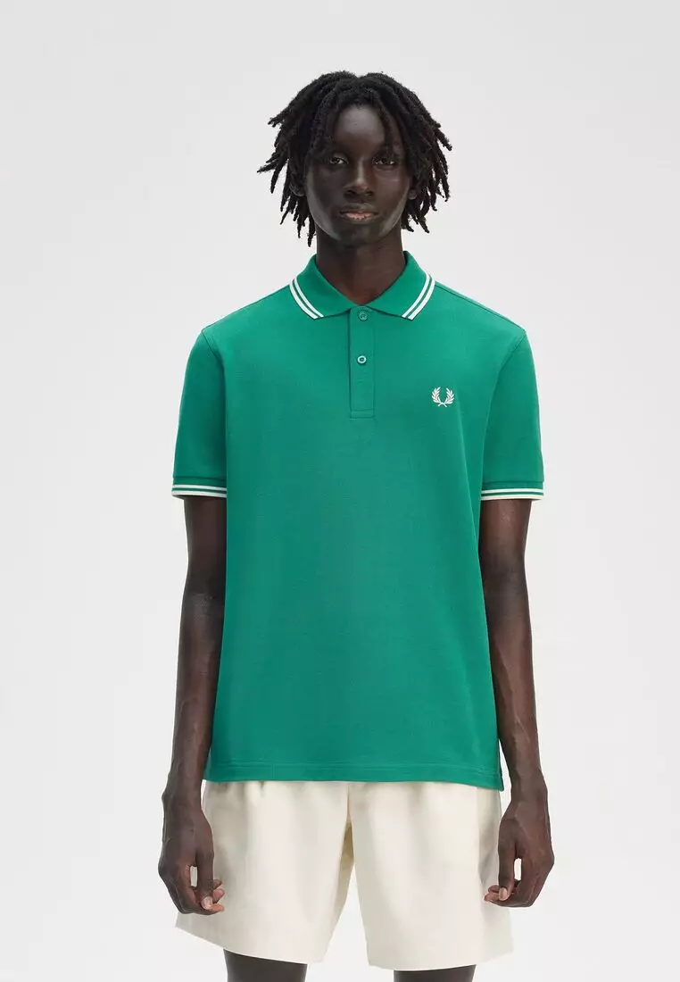 Buy Fred Perry Fred Perry M3600 Twin Tipped Fred Perry Shirt (Label ...