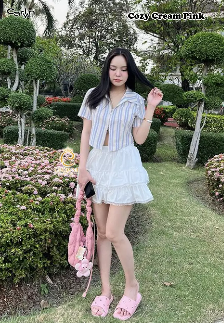 Jual Carlyn Carlyn Cozy Cream Pink Original 2025 | ZALORA Indonesia