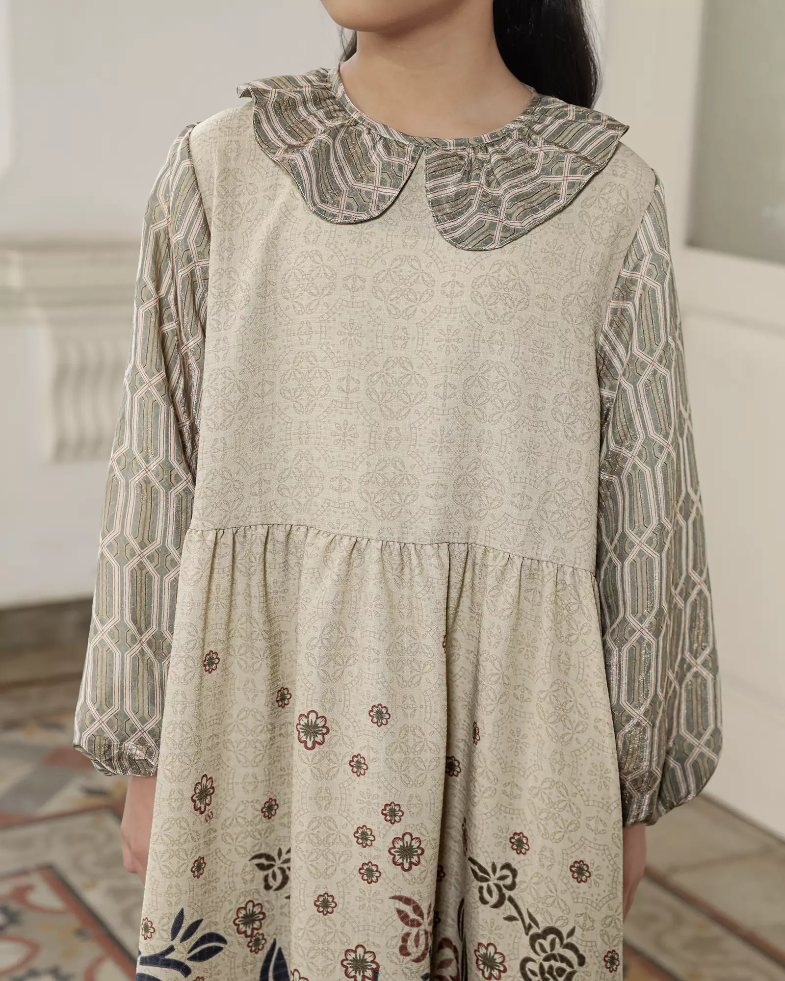 Jual geulis.id Geulis.id MIRABEL MAXI DRESS / DRESS ANAK - LATTE ...