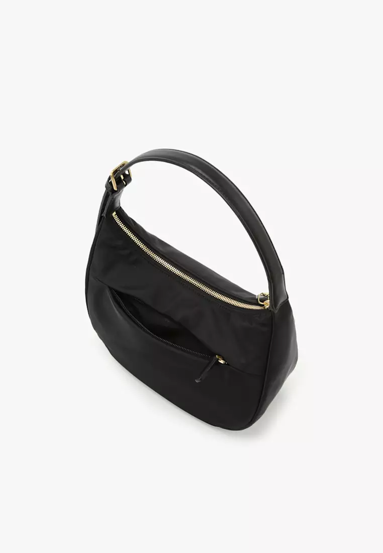 Buy agnès b. Logo Medium Hobo Bag 2026 Online | ZALORA