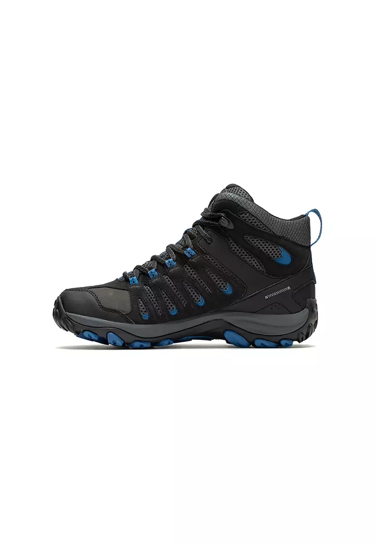 Buy Merrell Crosslander 3 Mid Wprf-Black/Blue Mens Hiking Shoes 2025 ...
