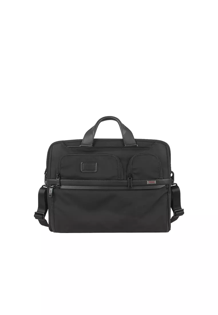 TUMI Alpha 3 Compact Large Screen Laptop Brief in Black 02603114D3 2025 ...