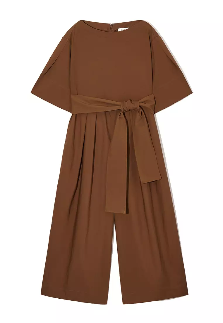 COS Boat-Neck Wide-Leg Jumpsuit 2024 | Buy COS Online | ZALORA Hong Kong
