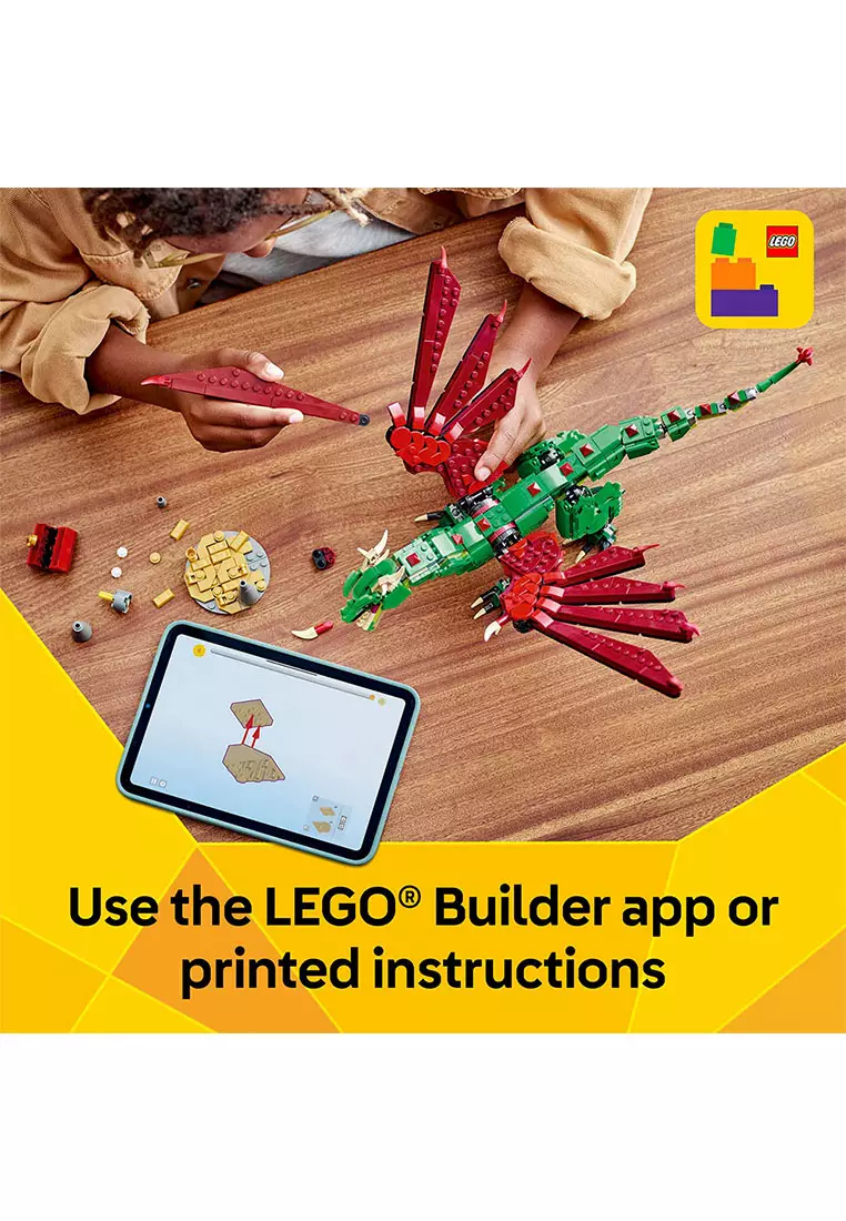 Buy LEGO® Creator 3 in 1 31161 Medieval Dragon, Age 9+, Building Blocks ...