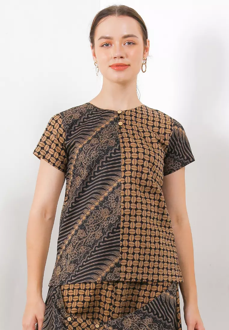 Jual Batik First Blouse Kupnat Button CAP Full-Cut&Sew Original 2026 ...