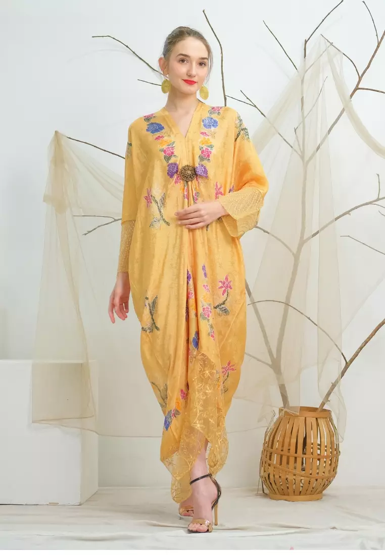 Jual RINJANIE BATIK RINJANIE BATIK - Kaftan Batik Wanita - Kaftan Kaca ...