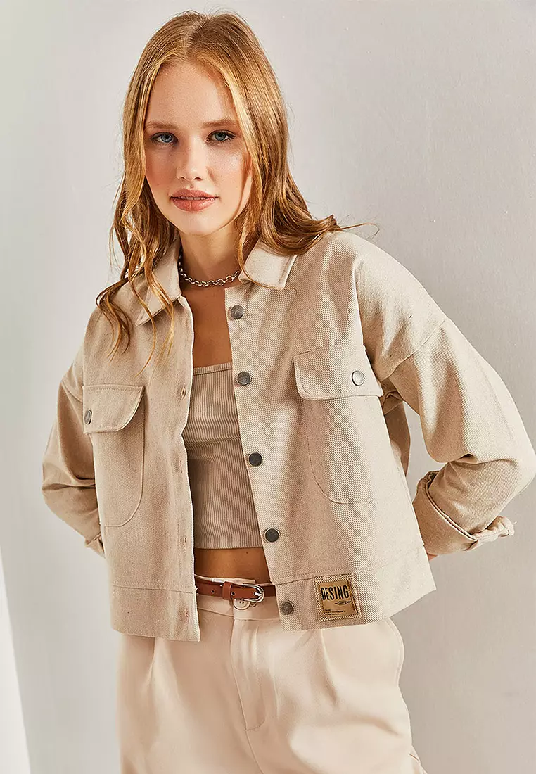 Buy Bianco Lucci Double Pocket Gabardine Jacket 2025 Online | ZALORA ...