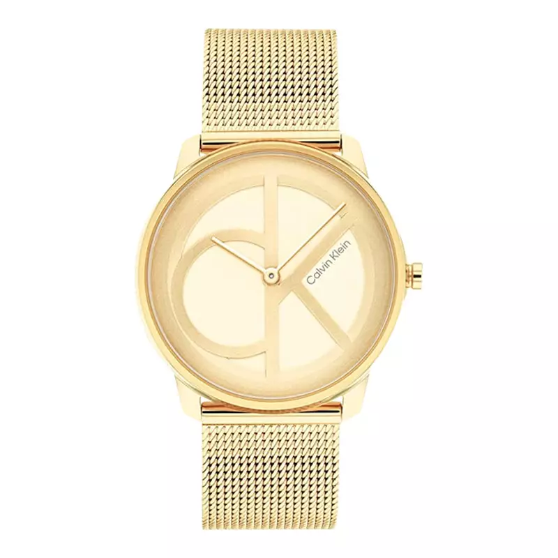 Jual Calvin Klein Jam Tangan Unisex Calvin Klein Iconic 25200034 Gold ...