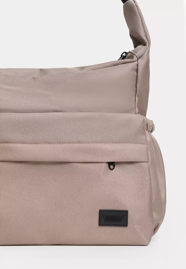 Buy Penshoppe Regular Sling Bag with Frontal Pocket and Rubber Patch 2025 Online | ZALORA ...