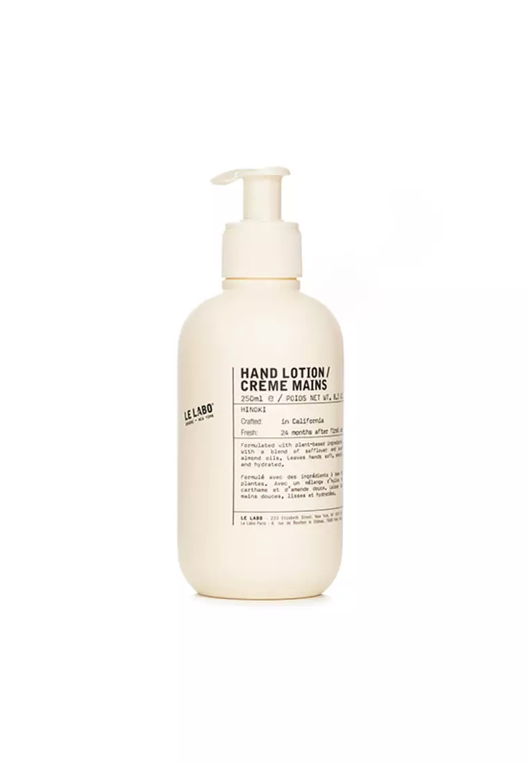 Buy Le Labo LE LABO - Hinoki Hand Lotion 250ml 2026 Online | ZALORA