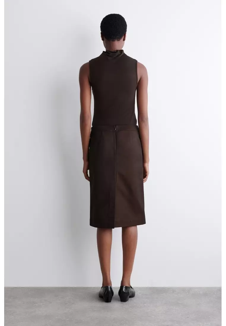 Buy COS COTTON COLUMN SKIRT Online | ZALORA Malaysia