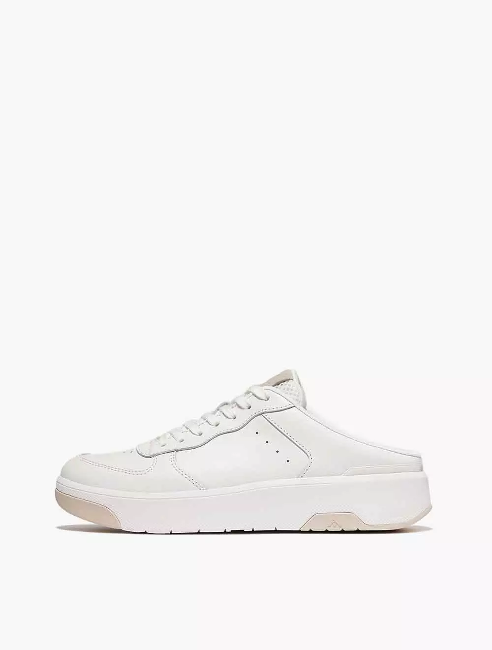 Jual FitFlop Fitflop Rally Evo Leather Sneaker Mules - Urban White ...