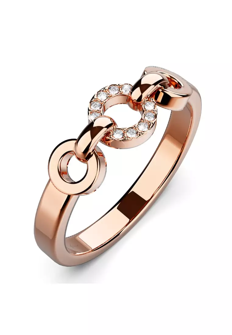 Buy Krystal Couture Orbit of Trinity Ring Embellished with SWAROVSKI ...