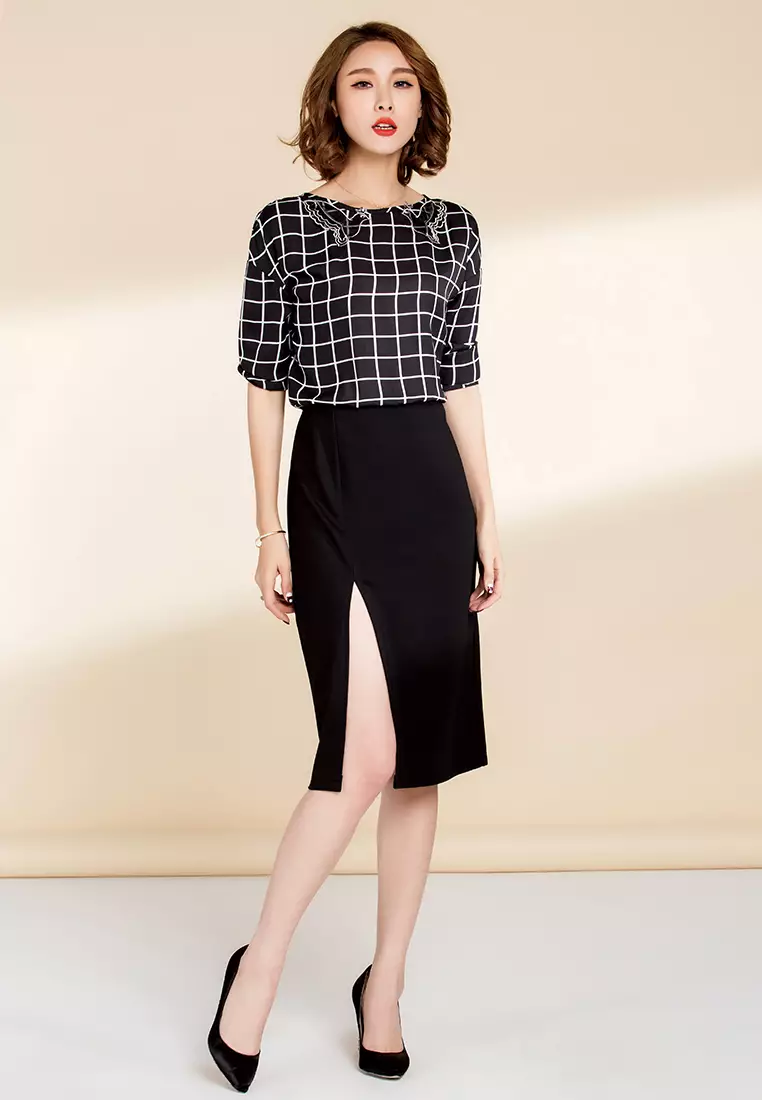 Buy A-IN GIRLS Two-Layers Of Chiffon OL Dress 2025 Online | ZALORA ...