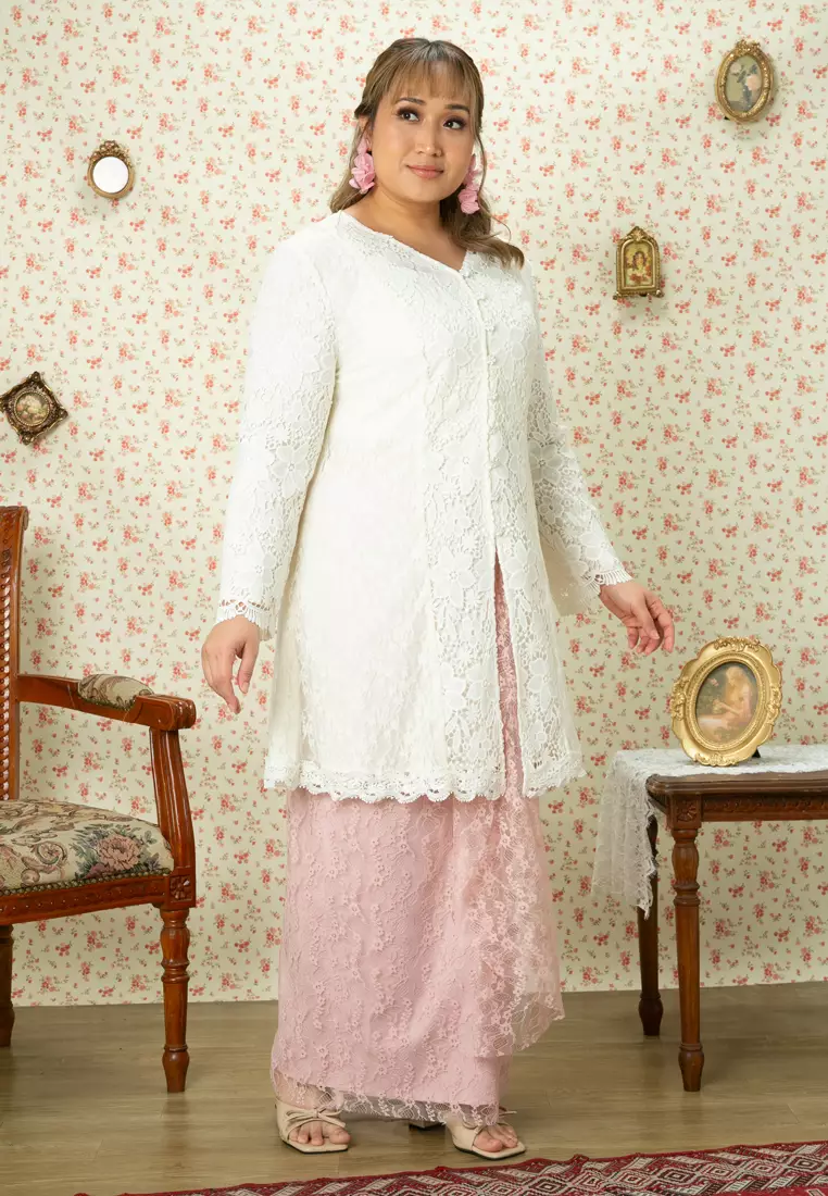 Buy Lubna DINA PLUS SIZE LACE SKIRT 2025 Online | ZALORA