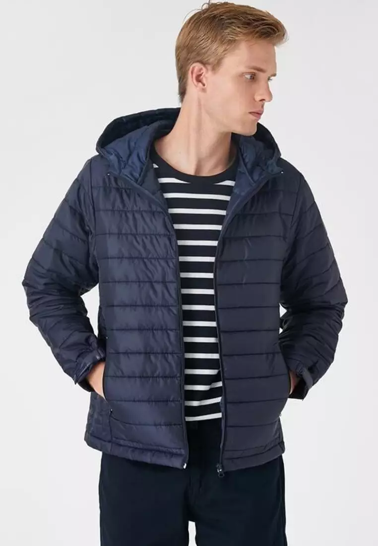 Jual KOTON Quilted Hooded Jacket Original 2025 | ZALORA Indonesia