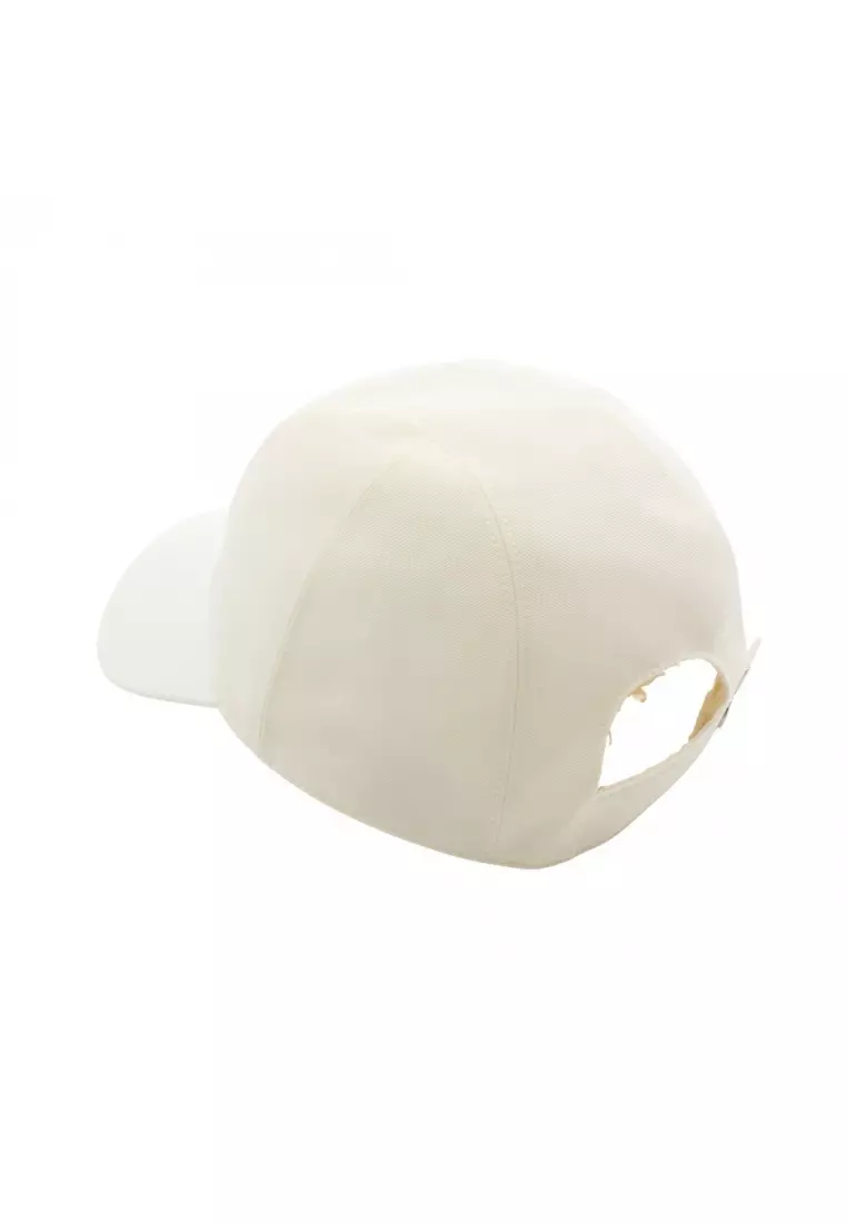 Buy Hermes Pre-Loved Hermès Davis Pois Medor cap cotton ivory 2026 ...