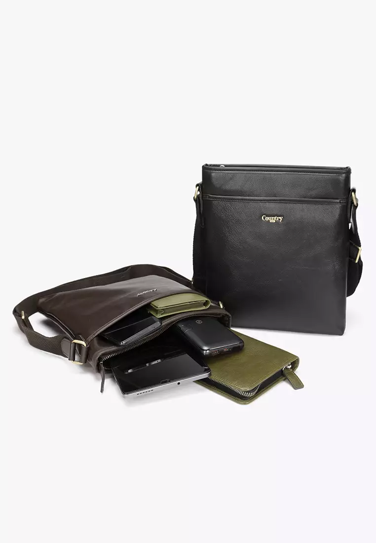 Buy COUNTRY HIDE COUNTRY HIDE METRO Top Grain Cowhide Crossbody Sling ...