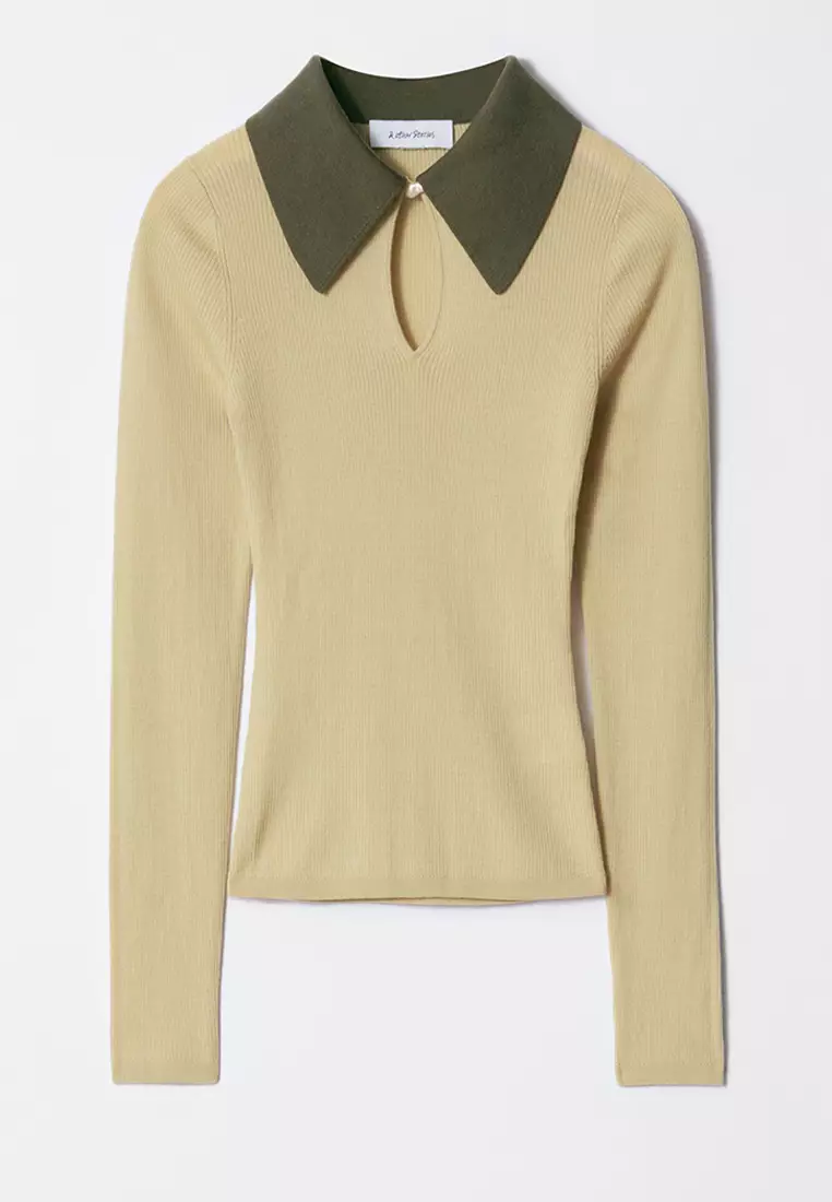 Buy & Other Stories Keyhole Collar Top Online | ZALORA Malaysia