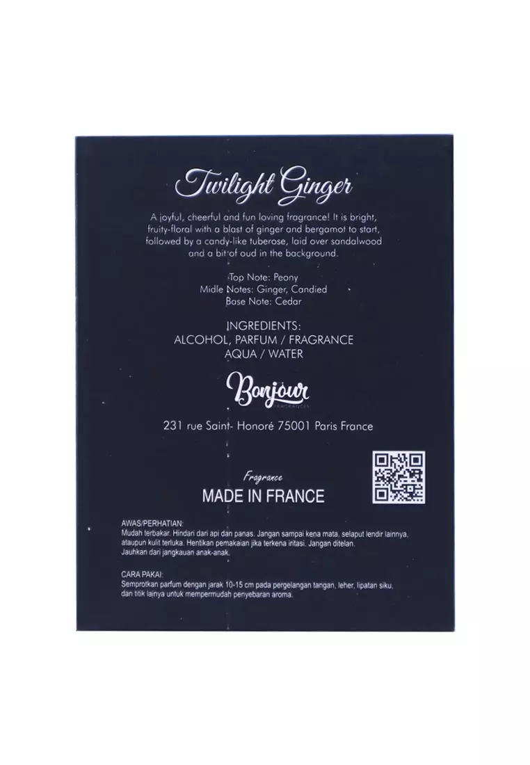 Jual Bonjour Bonjour Twilight Ginger Woman 50 ML Original 2025 | ZALORA ...