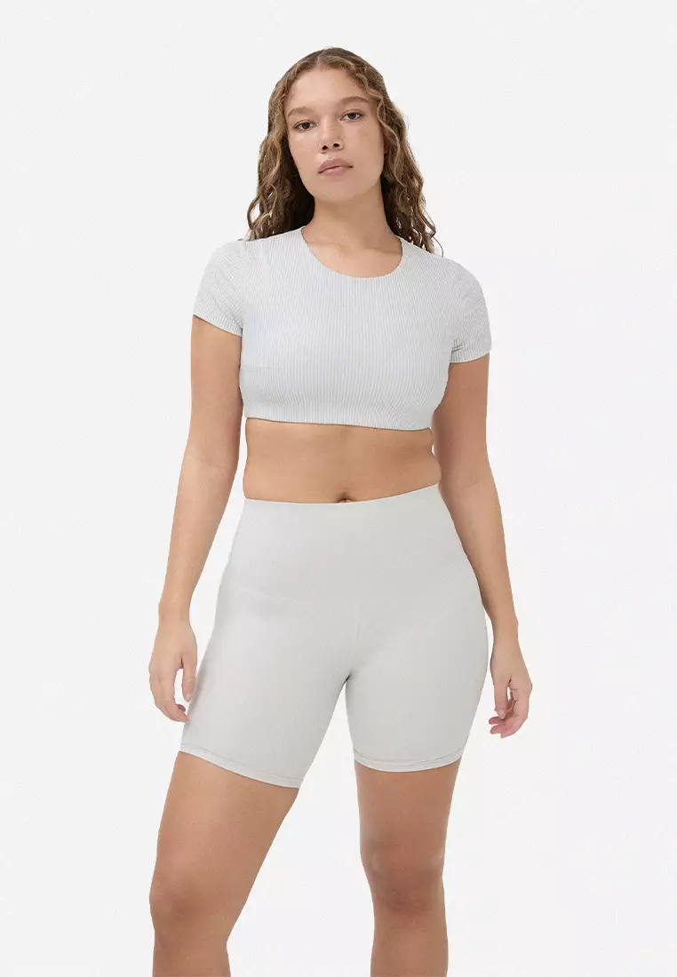Buy Recess Drop Shot Crop Top – Gray 2025 Online | ZALORA Philippines