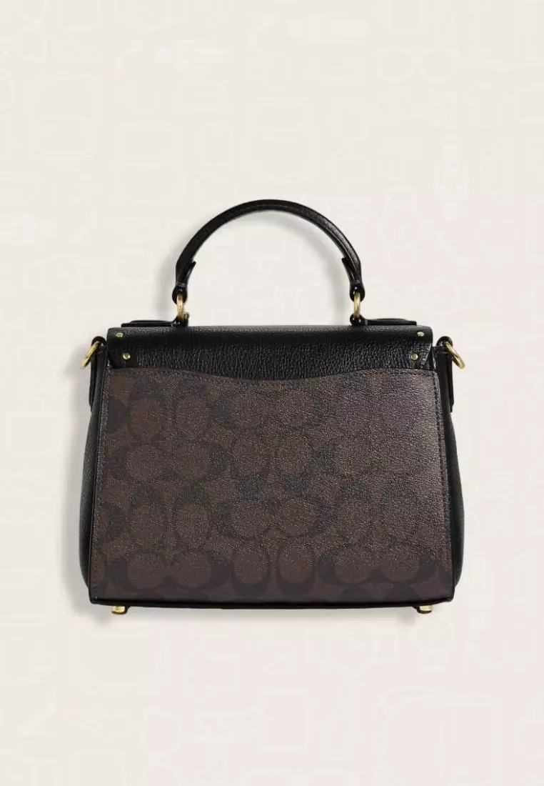 Jual Coach Coach Top Handle Satchel In Colorblock Signature Canvas With ...