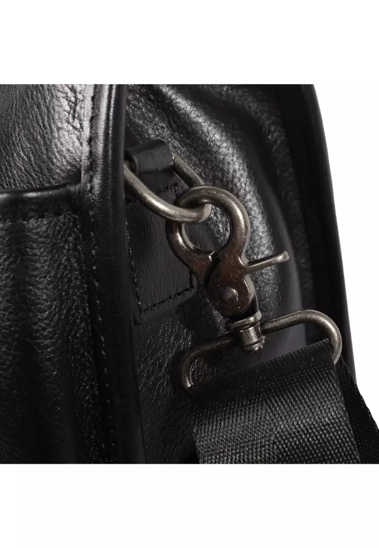 Lara First Layer Cowhide Tree Paste Leather Men's Tote - Large Capacity ...