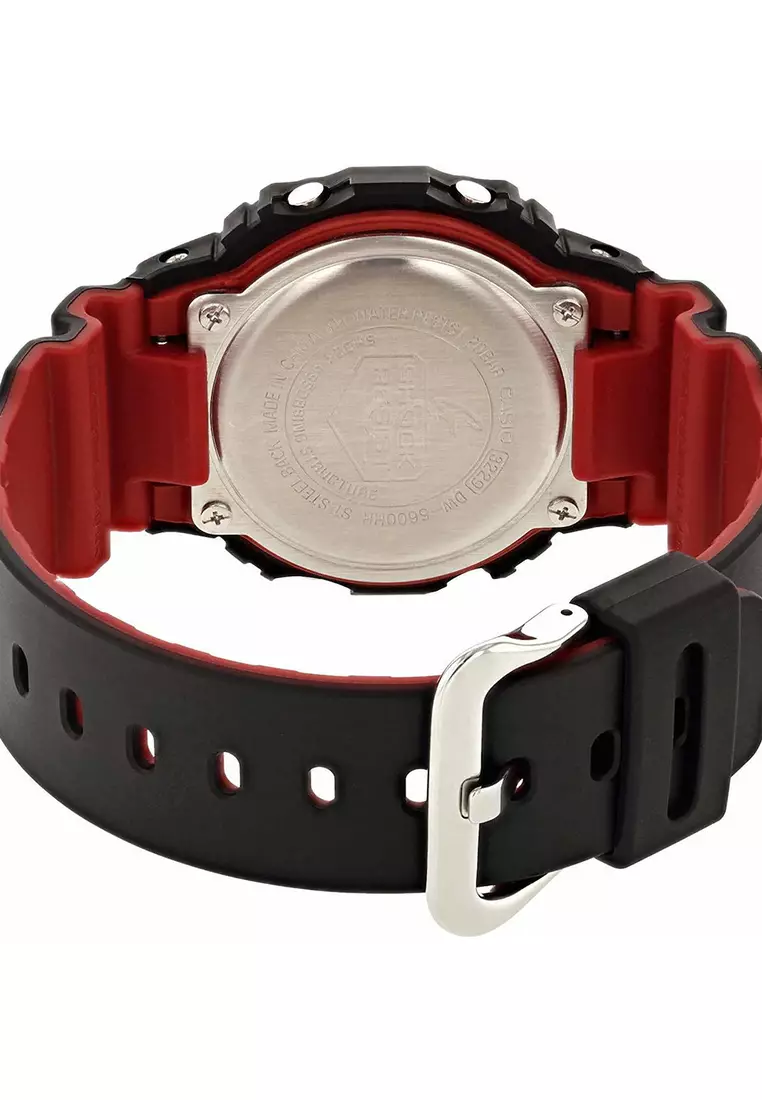Buy G-SHOCK Men Digital Sport Watch DW-5600UHR-1 Black Resin Strap 2026 ...