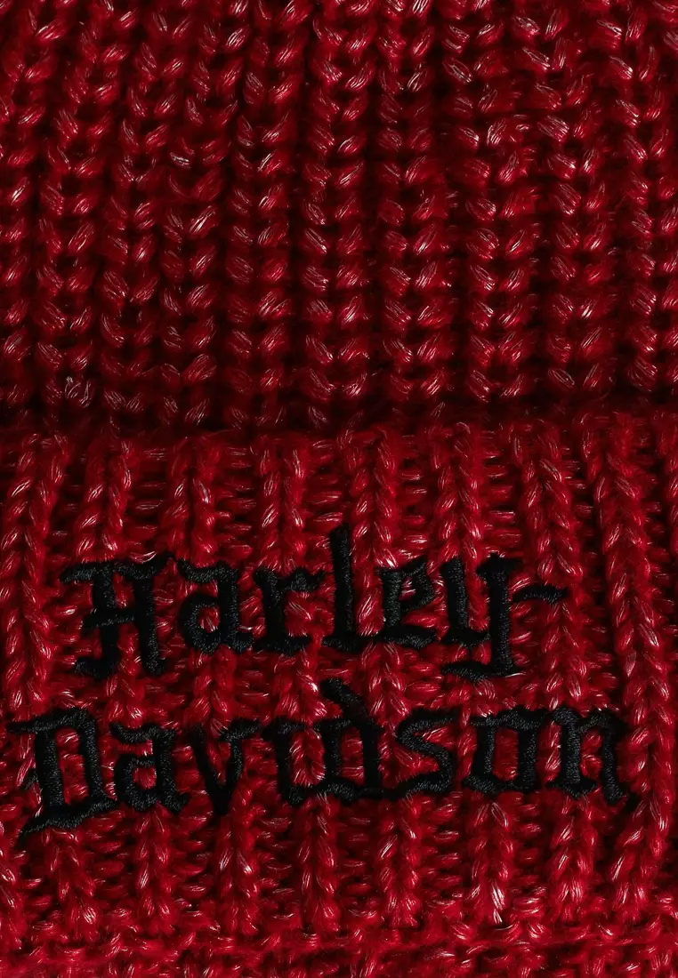 Buy Harley-Davidson Harley-Davidson® Old English Pom Beanie 2025 Online ...