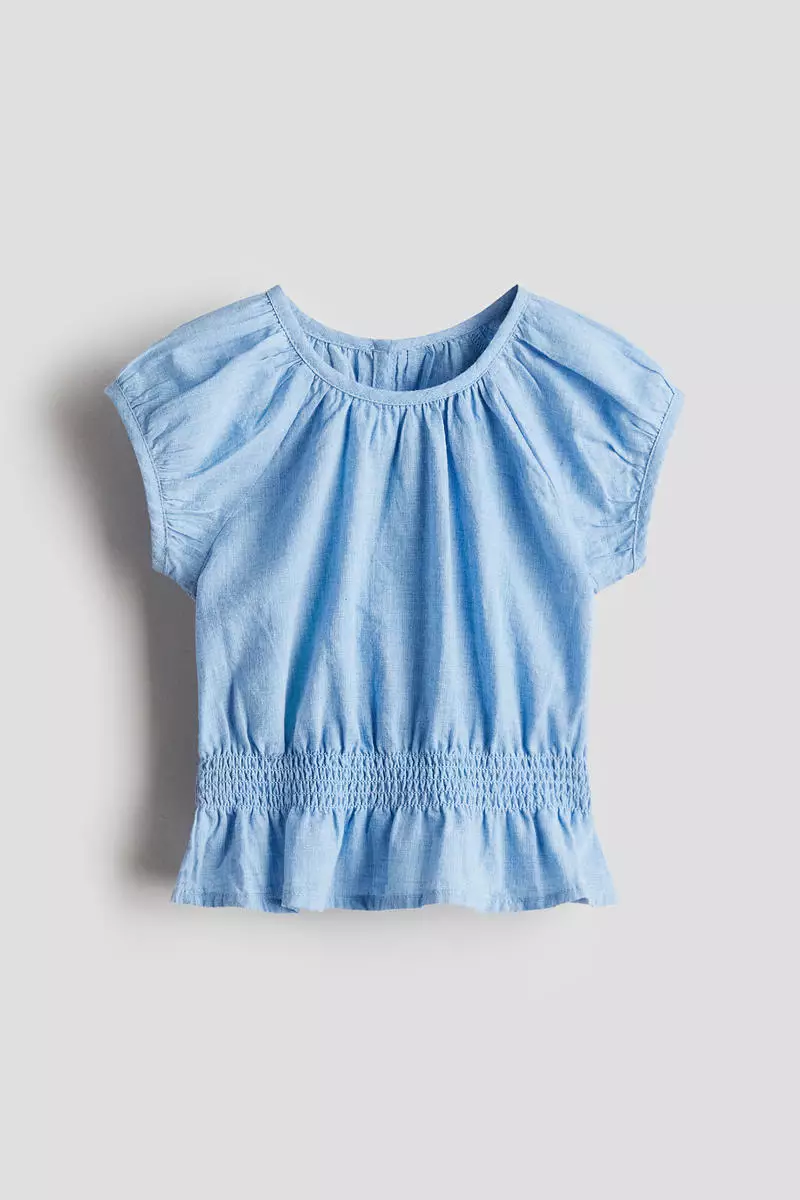 Buy H&M Cotton muslin top Online | ZALORA Malaysia