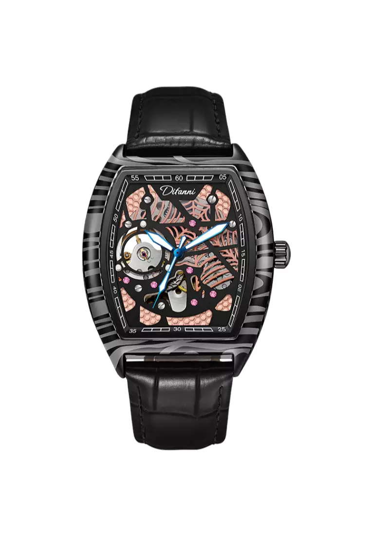 Buy OPCHIC Spider Web Barrel Mechanical Watch Online | ZALORA Malaysia