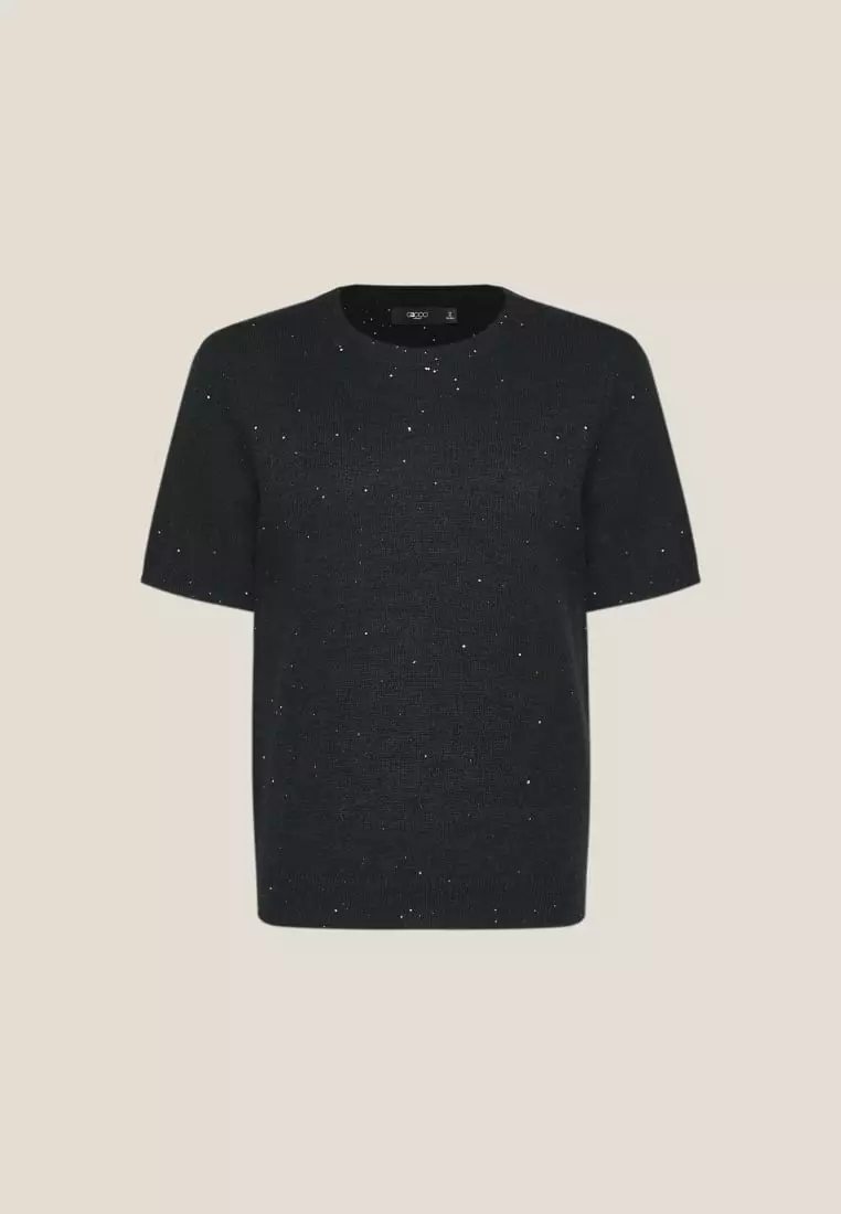 Buy G2000 G2000 Sequin Yarn Top 2025 Online | ZALORA