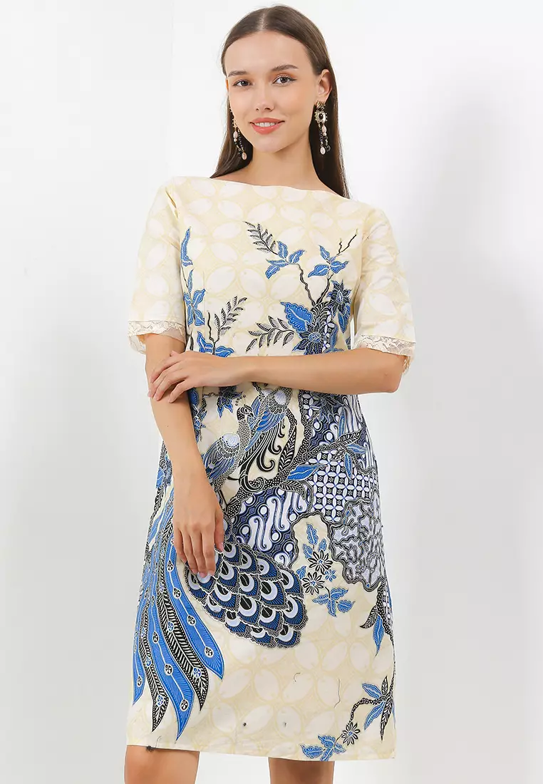 Jual Rianty Batik Dress Gevara Original 2026 | ZALORA Indonesia