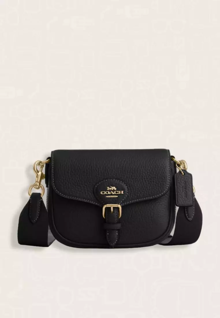 Jual Coach Coach Amelia Small Saddle Bag Black Original 2024 | ZALORA ...