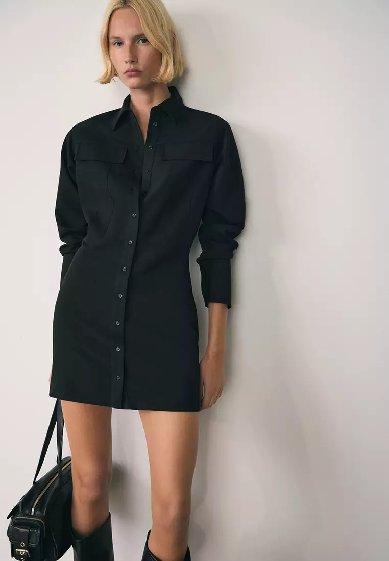 Mango Short Shirt Dress 2025 | Buy Mango Online | ZALORA Hong Kong