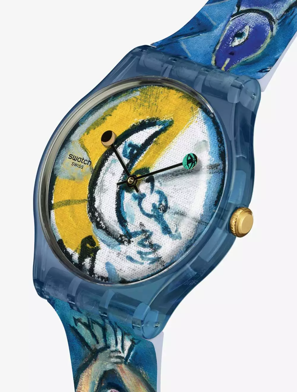 Jual Swatch CHAGALL'S BLUE CIRCUS - Blue Original 2025 | ZALORA Indonesia
