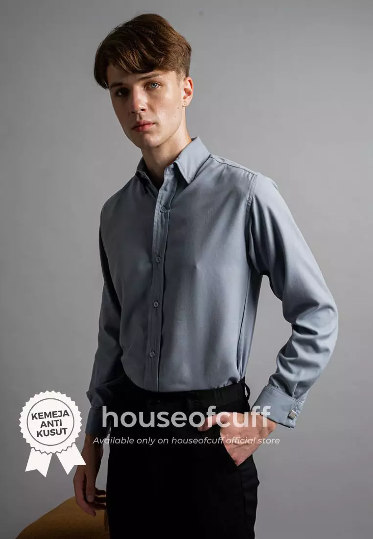 Jual House of Cuff Houseofcuff Kemeja Kerja Formal Pria Model French ...