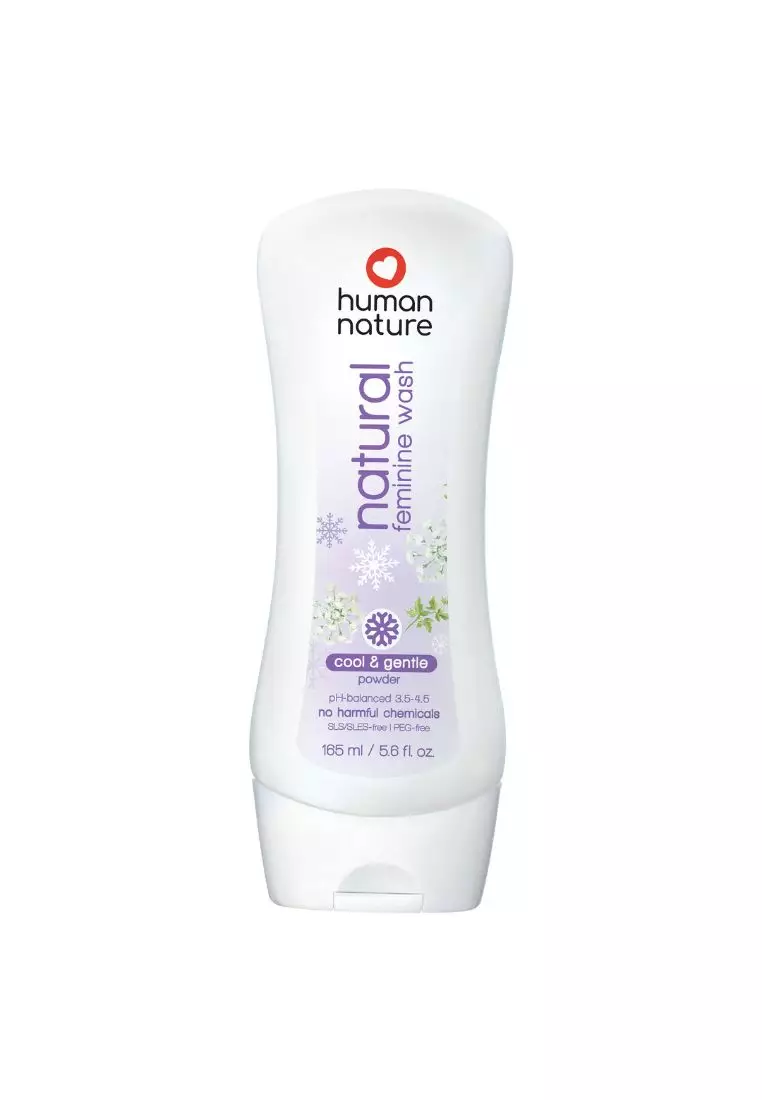 Buy Human Nature Feminine Wash Cool and Gentle Powder 165 ml 2025 Online | ZALORA Philippines
