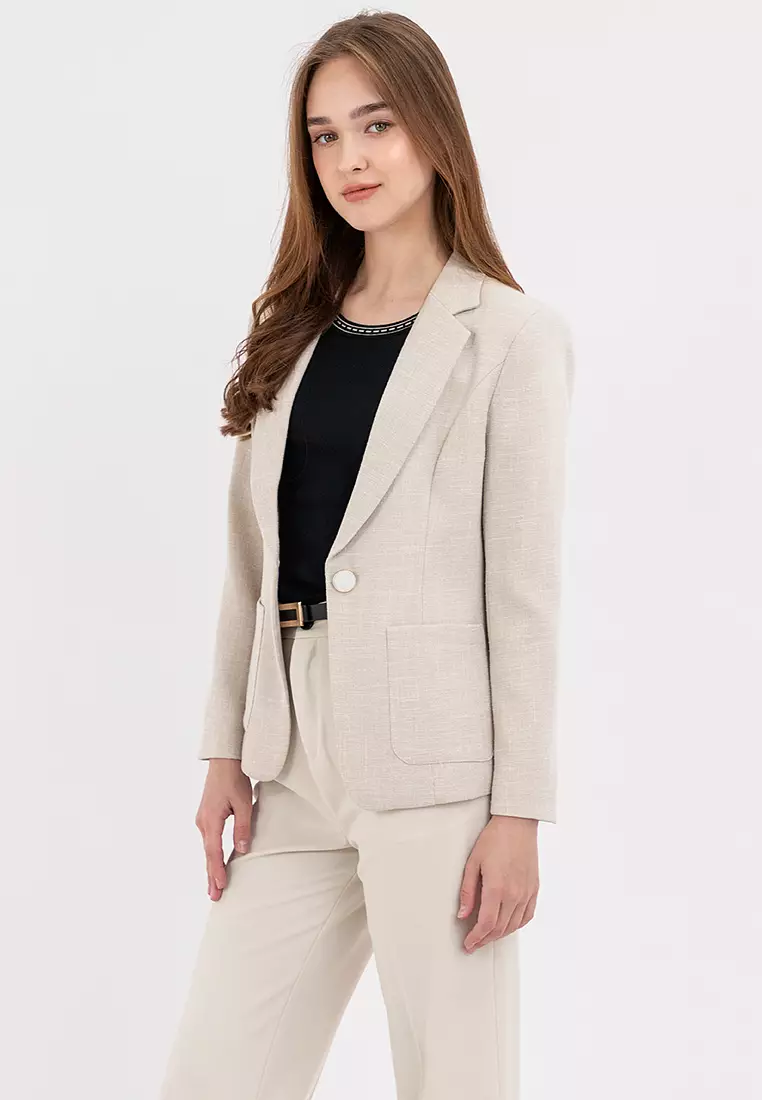 Buy Well Suited Premium Textured Suit Blazer 2026 Online | ZALORA ...