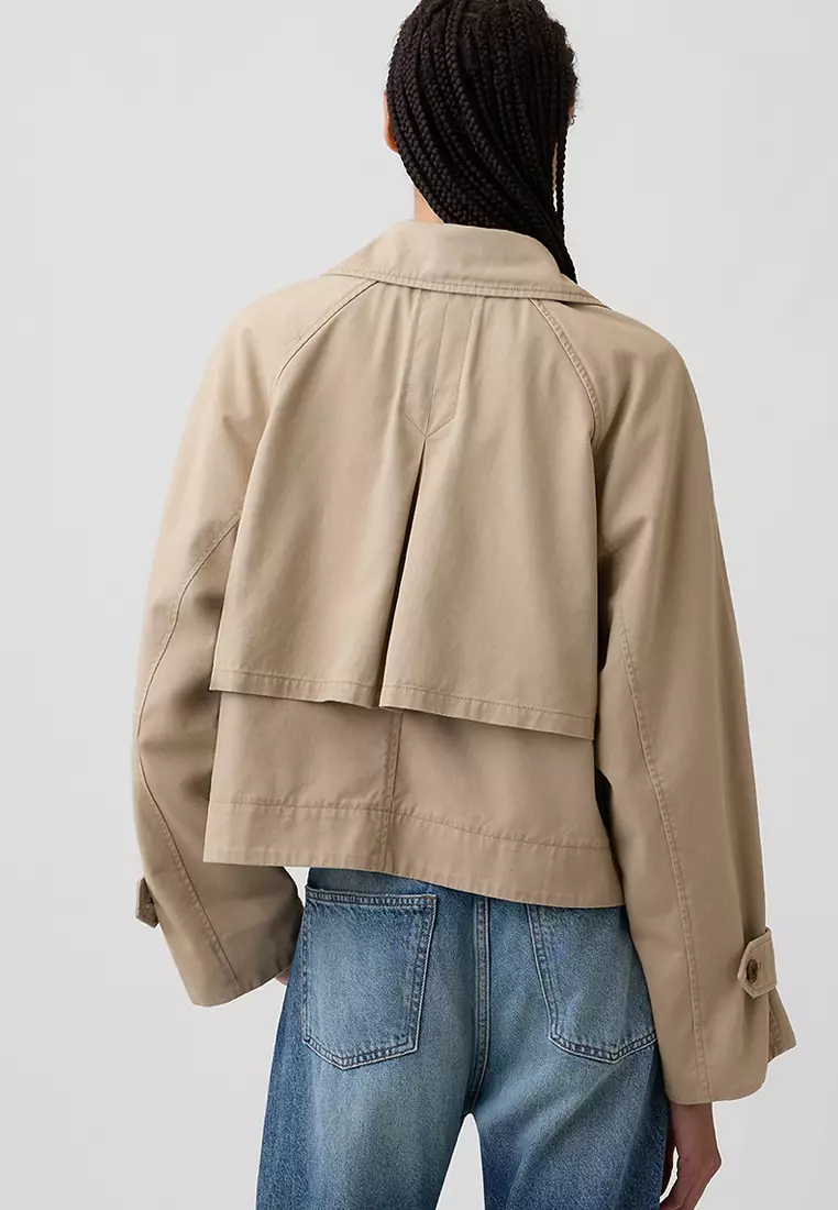 Buy GAP Cropped Trench Coat 2026 Online | ZALORA