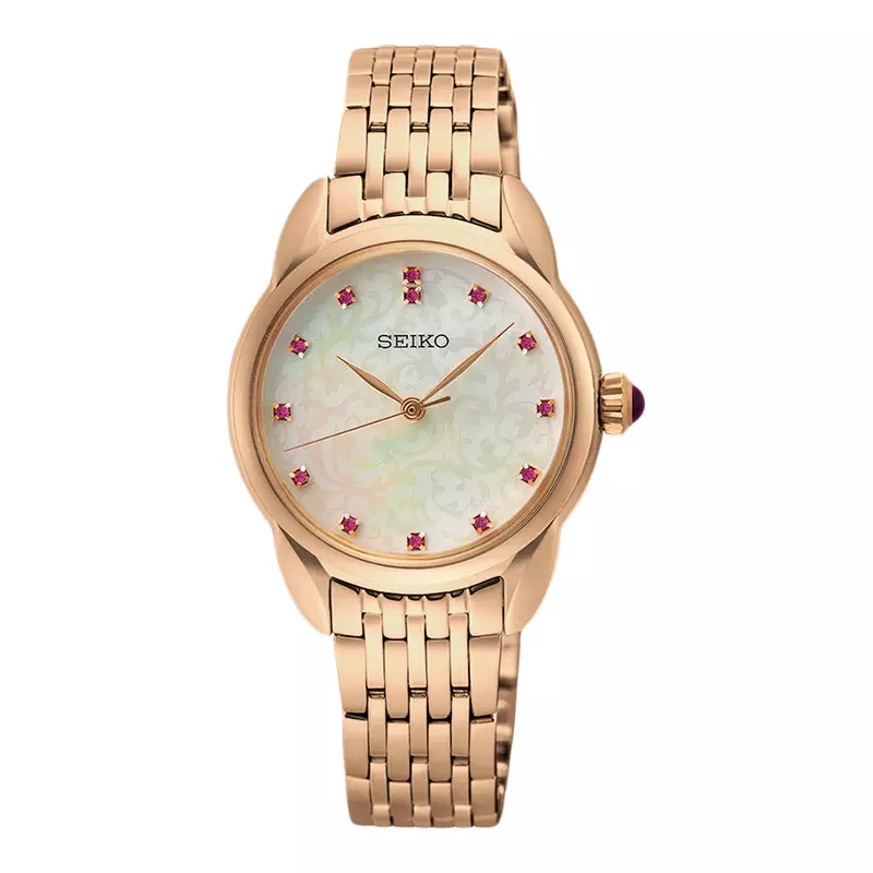 Jual Seiko Jam Tangan Wanita Seiko Classic SUR564P1 Madam MOP Crystal ...