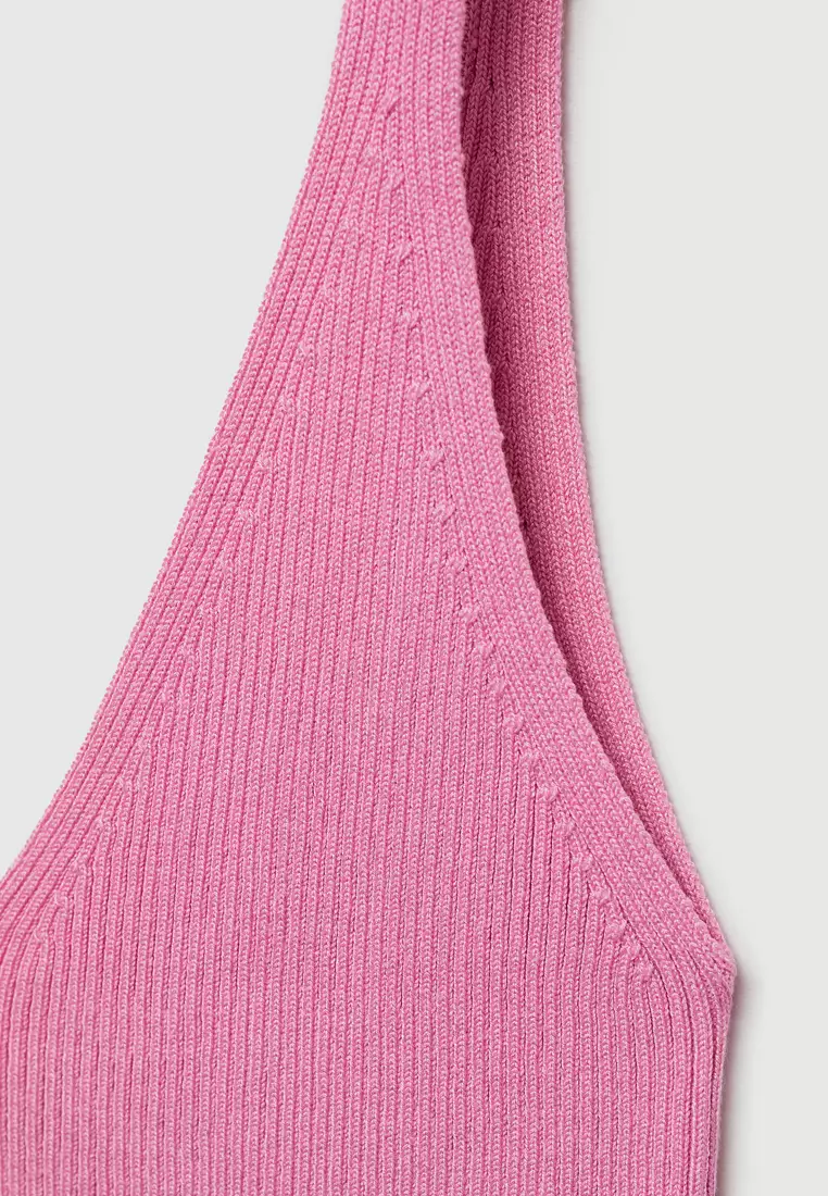 線上選購 Mango Knit Strap Top | ZALORA 台灣